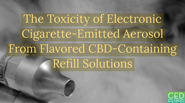 Acute Effect of Electronic Cigarette-Generated Aerosol From Flavored ...