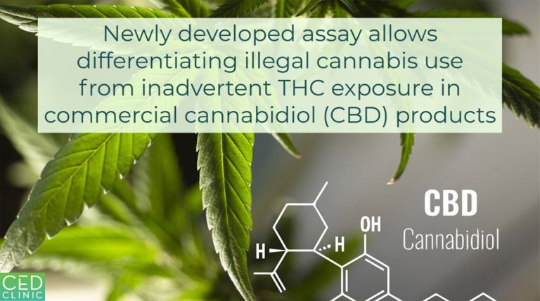 Cannabinoid Metabolites Urine Test Differentiates Marijuana Use
