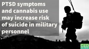 Marijuana Use and PTSD Suicidal Risk in Military Personnel