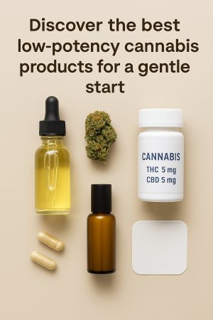 11 Best Low-Potency Cannabis Products for Safer Relief