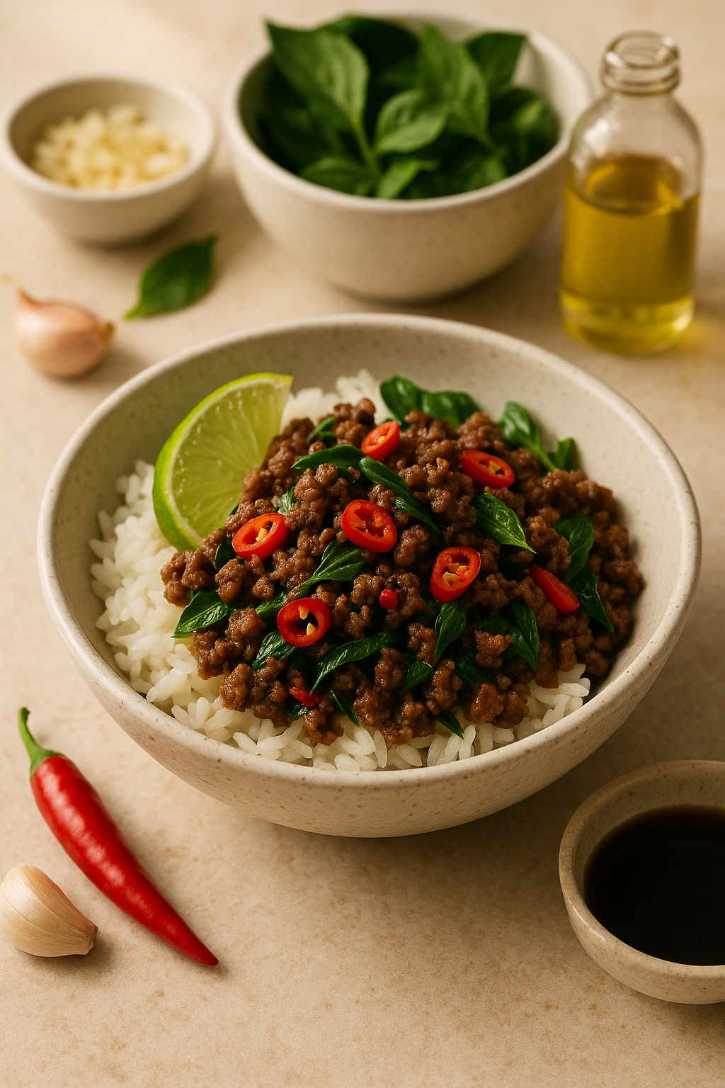 Dairy Free Cannabis Thai Basil Beef Bowls Recipe